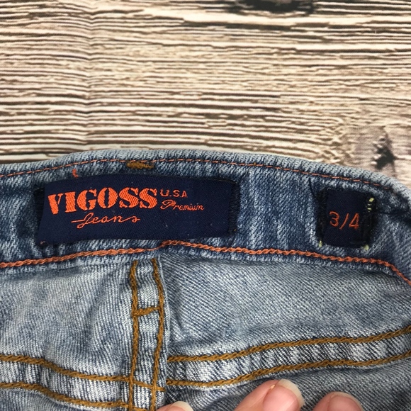 Vigoss | Jeans | Vigoss Premium Light Wash Distressed Jeans | Poshmark